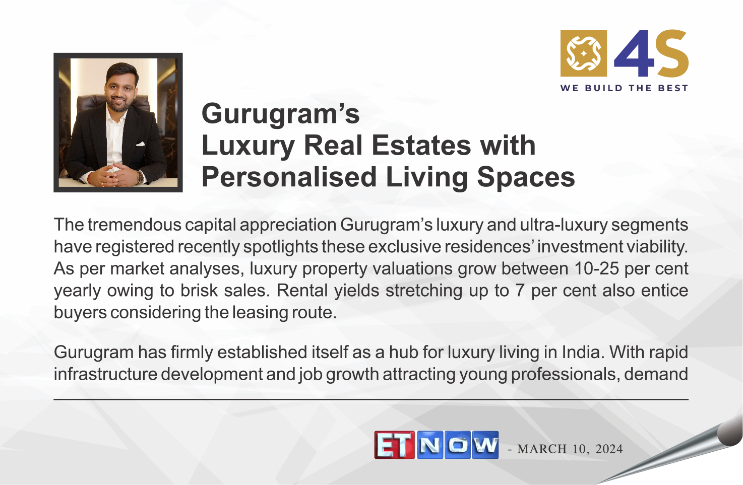 4S Developers Real Estate Company in Gurgaon