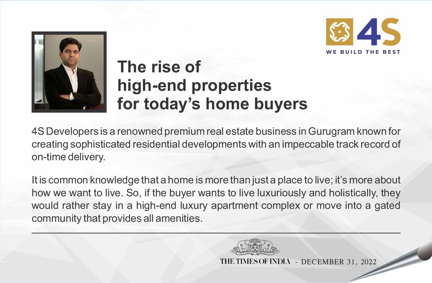 4S Developers Real Estate Company in Gurgaon