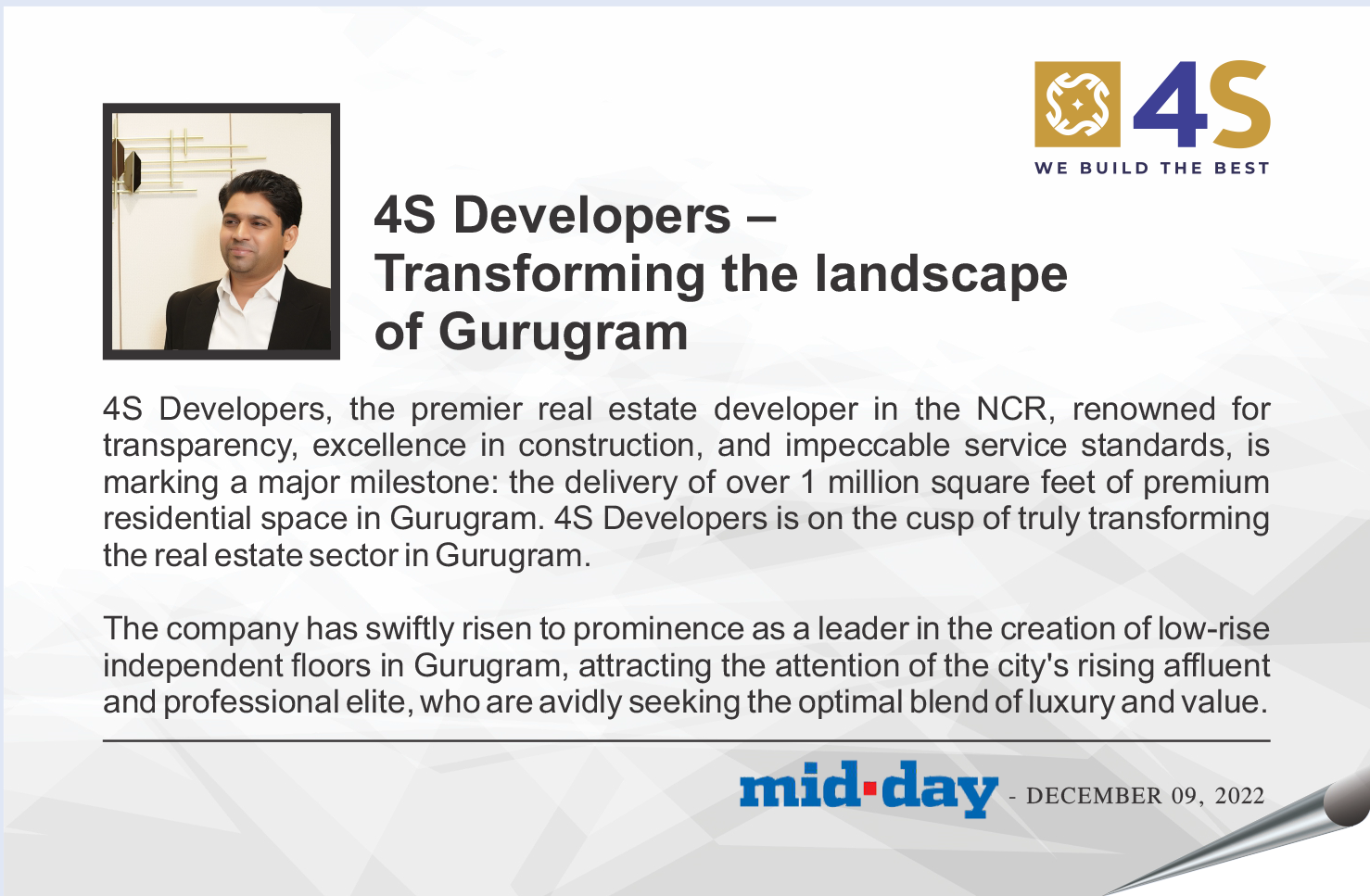 4S Developers Real Estate Company in Gurgaon